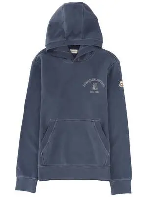 Moncler Cotton Logo Sweatshirt - Blue
