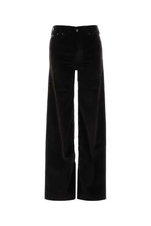 LOIS Stretch Corduroy Palazzo Pant - Black