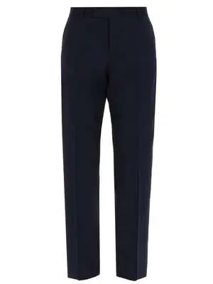 Fendi Virgin Wool Tailored Trousers - Blue