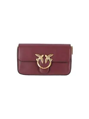 Pinko Textured Shoulder Bags