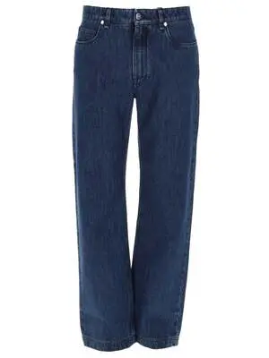 Fendi S Regular-fit Cotton Jeans - Blue