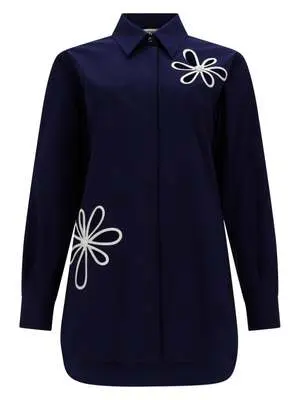 Fendi Cotton Poplin Shirt - Black