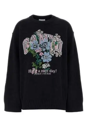 GANNI Wool-blend Oversize Sweater