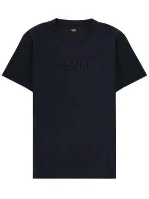 Fendi S 3d Logo Cotton T-shirt