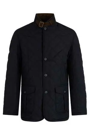 Barbour Quilted Jacket With High Collar
