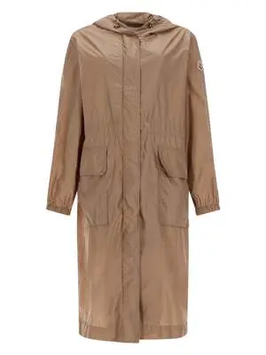 Moncler Wide-fit Long Parka Jacket Lungo Hiéngos