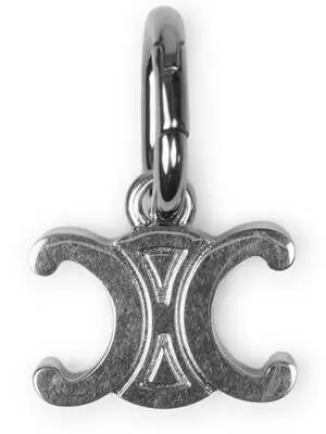 Celine Triomphe Charm Bracelet In Brass - Silver