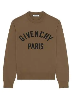 Givenchy Crewneck Sweater With Contrasting Intarsia Detail