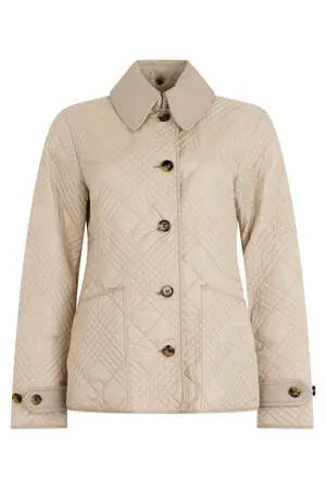 Burberry Classic Button-front Jacket With Shirt Collar