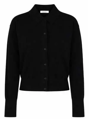 Max Mara Wool Blend Cardigan - Black