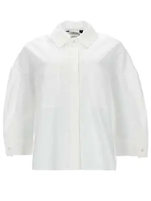 Max Mara 100% Cotton Tailored Collar Shirt