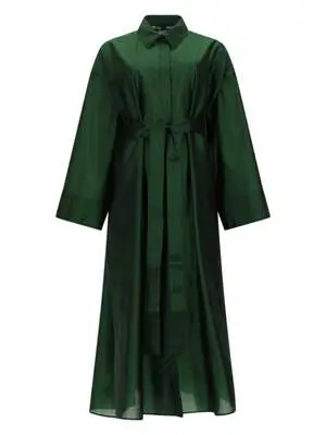 Max Mara Silk-blend Chemisier Gown