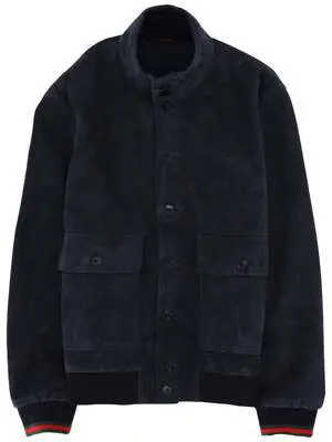 Gucci Suede Button-front Jacket