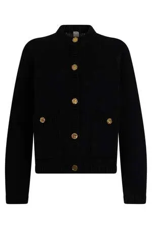 TOTEME Button-front Cardigan With Pockets - Black