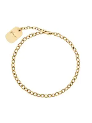 Saint Laurent Mini Chain Bracelet For - Gold
