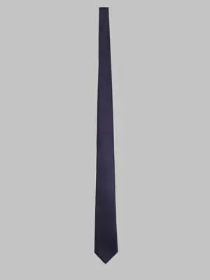 Saint Laurent Silk Satin Cravat Tie - Blue