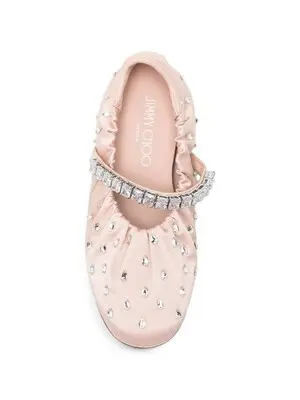 JIMMY CHOO Jade Leather Ballets
