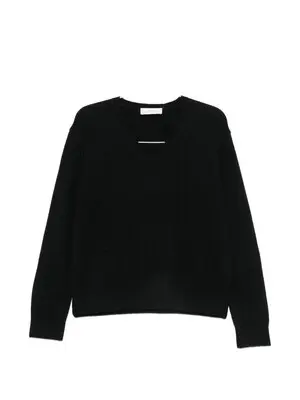 DUNST Wool And Cashmere V-necked Sweater