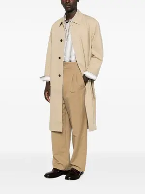 DUNST Cotton Blend Coat - Beige