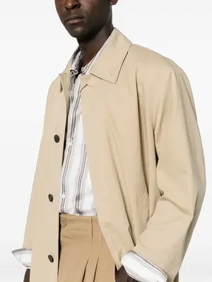 DUNST Cotton Blend Coat - Beige
