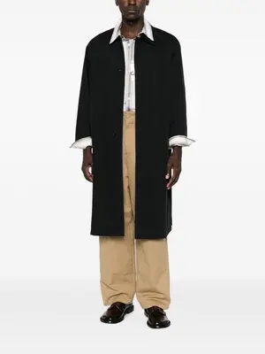 DUNST Cotton Blend Coat - Black