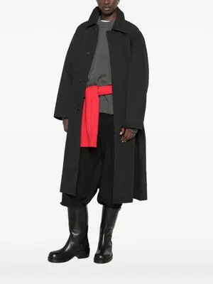 DUNST Cotton Blend Coat - Black