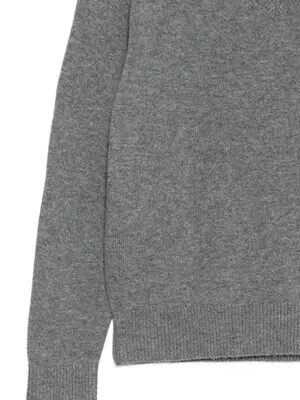 DUNST Wool And Cashmere V-necked Sweater