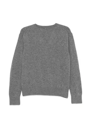DUNST Wool And Cashmere V-necked Sweater