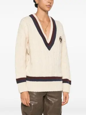 Zimmermann Valiant Wool V-necked Jumper