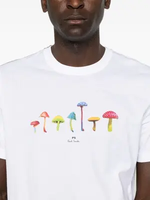 Paul Smith Mushrooms Cotton T-shirt