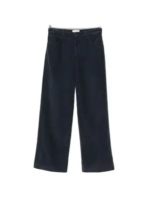 THE ROW Eglitta Velvet Trousers - Blue