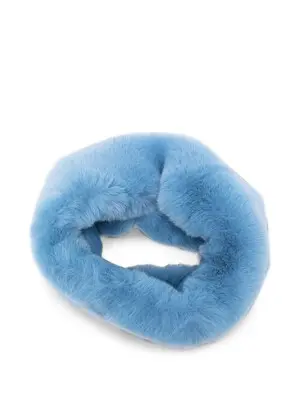 THE FRANKIE SHOP Ginevra Faux Fur Scarf - Blue