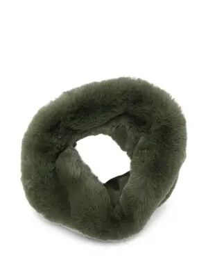 THE FRANKIE SHOP Ginevra Faux-fur Scarf - Green