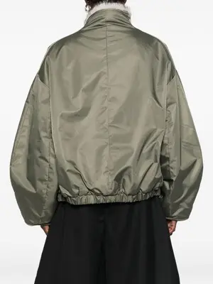 THE FRANKIE SHOP Vera Faux Fur Reversible Bomber Jacket