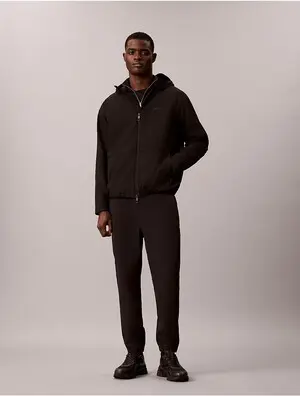 Calvin Klein Slim Tech Pull-on Dobby Pants - Black