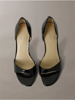 Calvin Klein Aileen Open Toe Heel - Black