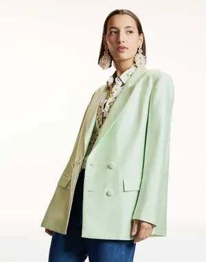Cynthia Rowley The Breakers Double Breasted Blazer