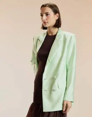 Cynthia Rowley The Breakers Double Breasted Blazer