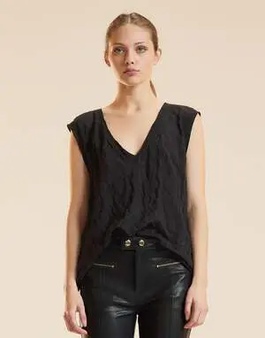 Cynthia Rowley Parchment Knit Tank