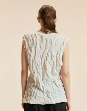 Cynthia Rowley Parchment Knit Tank