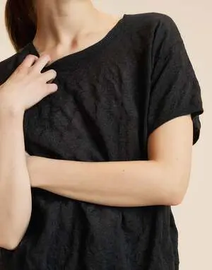 Cynthia Rowley Parchment Knit Tee