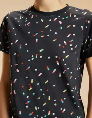 Cynthia Rowley Pill Printed Tee