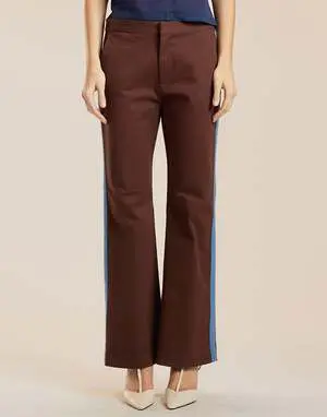 Cynthia Rowley Riley Side Stripe Cropped Flare