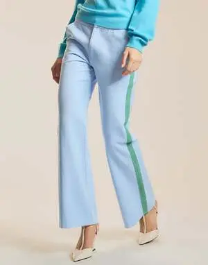 Cynthia Rowley Riley Side Stripe Cropped Flare