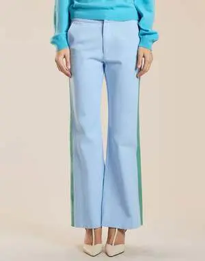 Cynthia Rowley Riley Side Stripe Cropped Flare