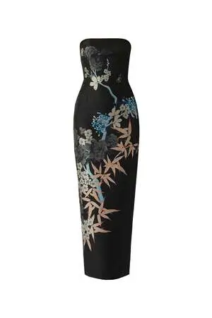 SAU LEE Ilsa Jacquard Gown