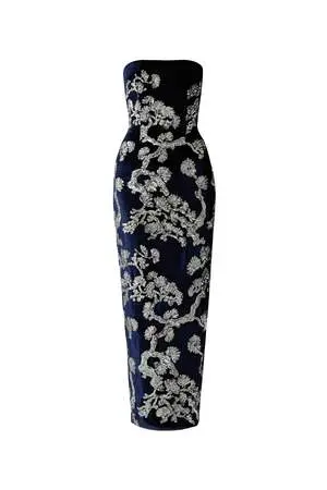SAU LEE Ilsa Velvet Gown