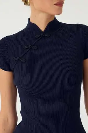 SAU LEE Evan Knit Top