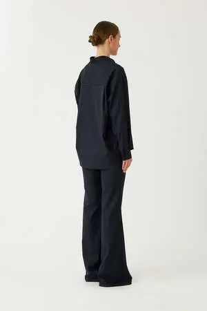 SAU LEE Leo Pinstripe Shirt