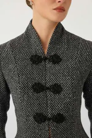 SAU LEE Julien Wool Blazer